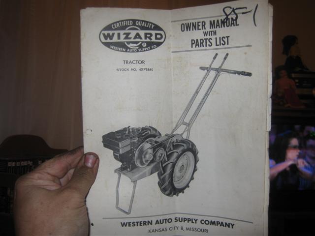 wizard walk behind | Farmall Cub Forum